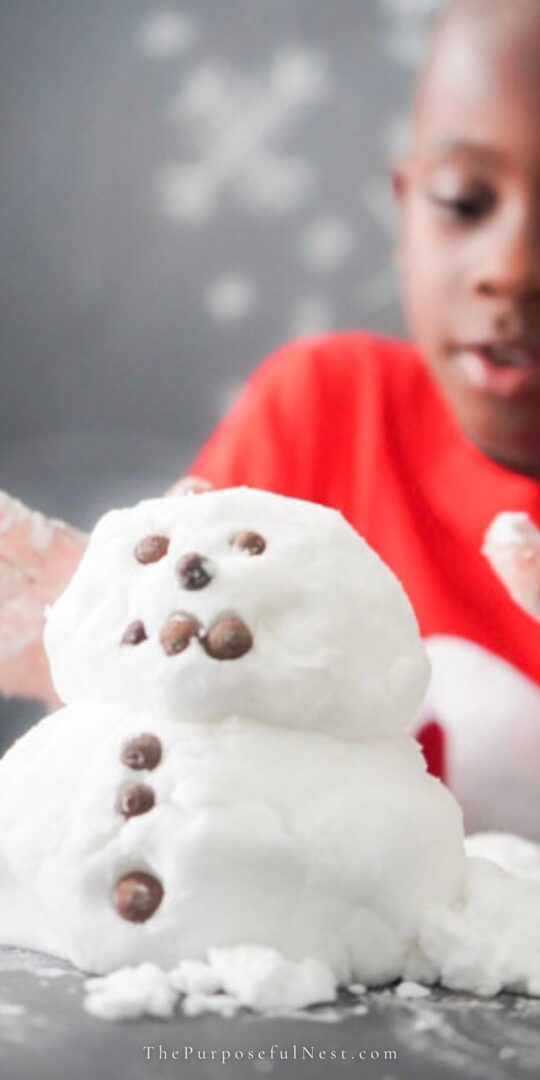 Fake Snow (Recipe) - The Purposeful Nest
