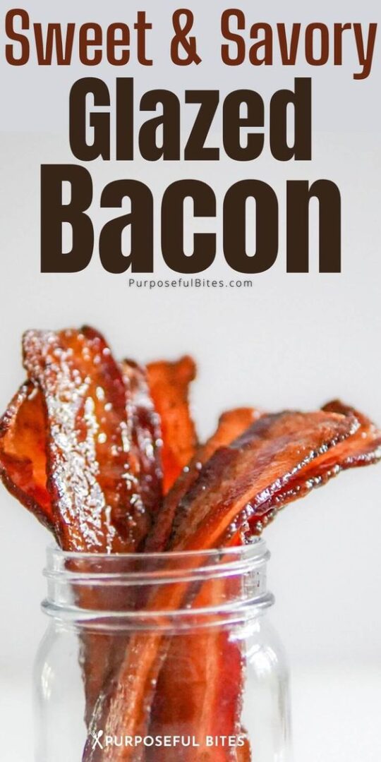 Easy Brown Sugar Glazed Bacon - The Purposeful Nest