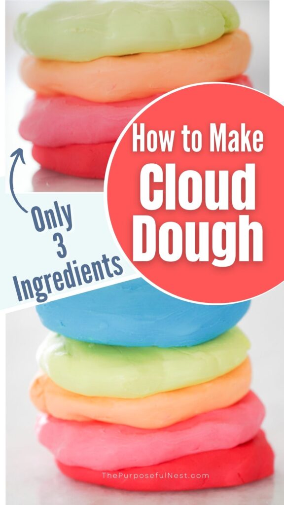 How to Make Cloud Dough - The Purposeful Nest
